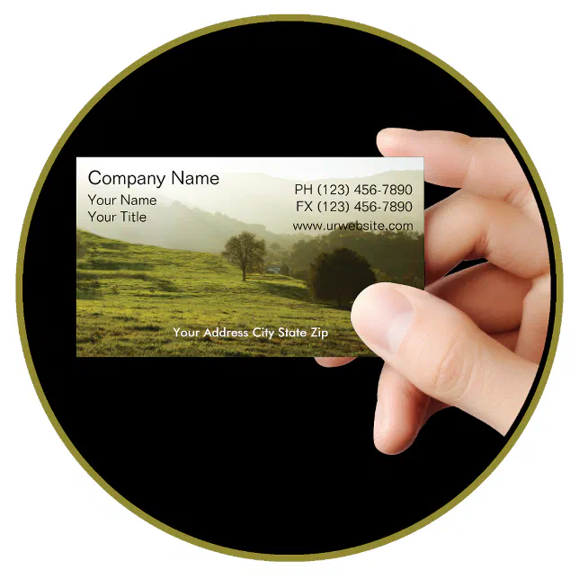 Country Business Card | Zazzle