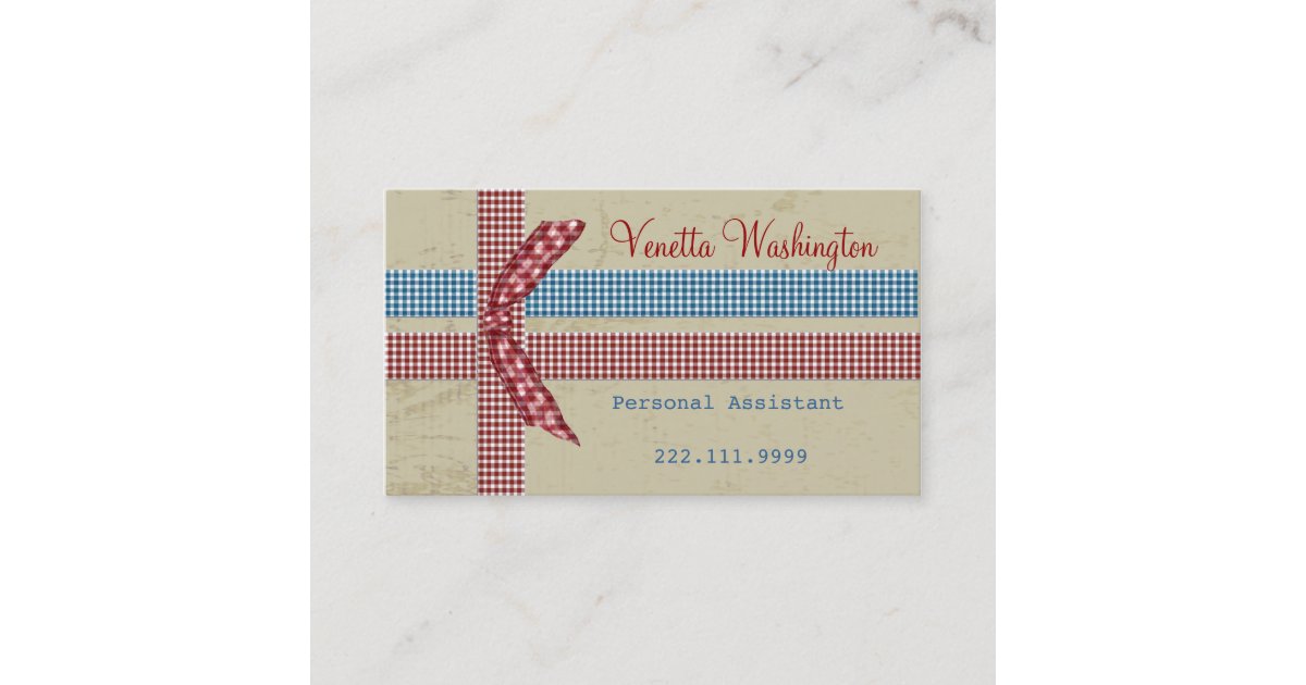 Country Charm Business Card | Zazzle