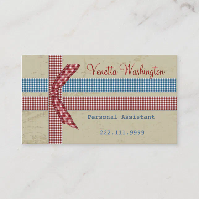 Country Charm Business Card | Zazzle