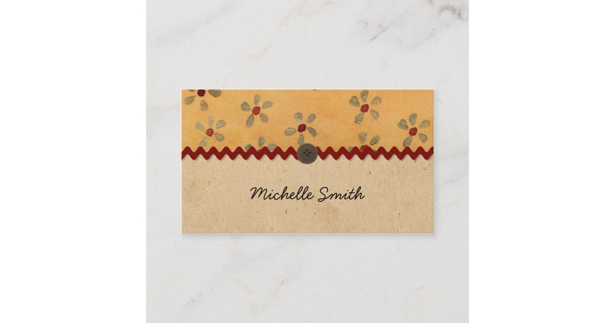 Country Charm Business Card | Zazzle