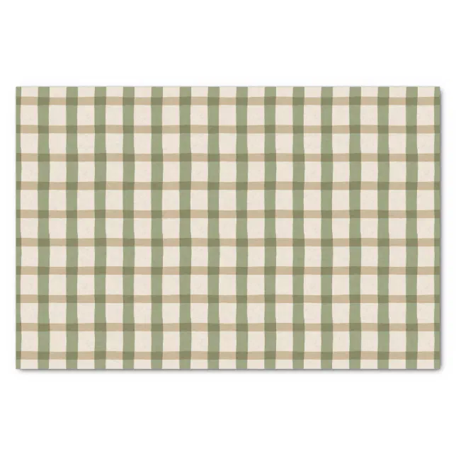 Country Cottage Plaid Tissue Paper | Zazzle