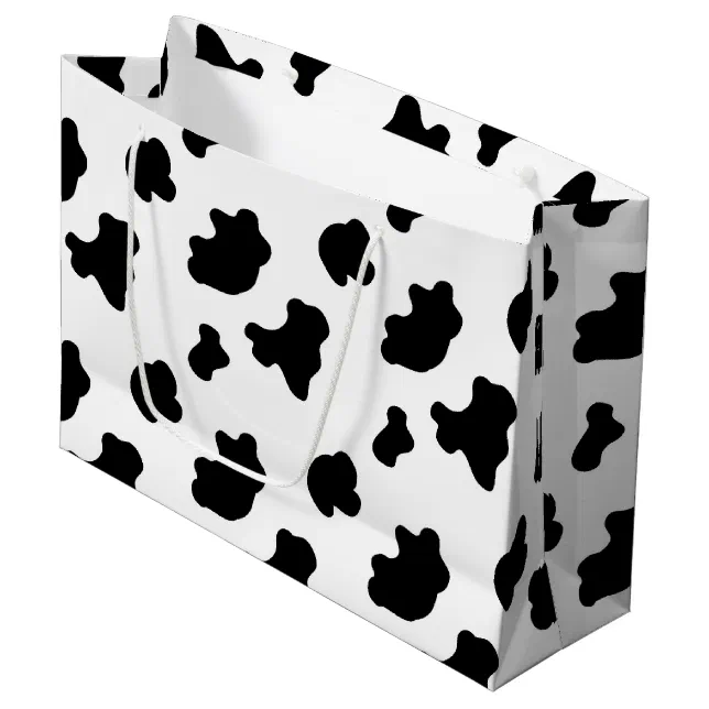 Country Cow pattern larg gift bag | Zazzle