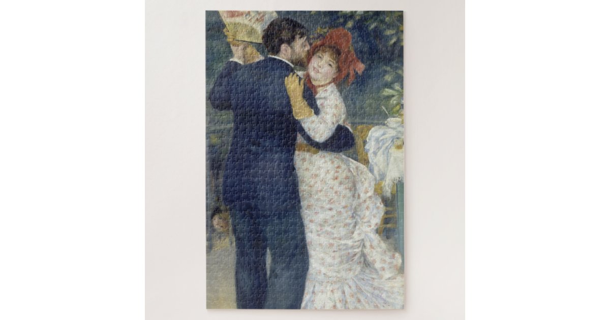 Country Dance - Renoir Impressionist Painting Jigsaw Puzzle | Zazzle