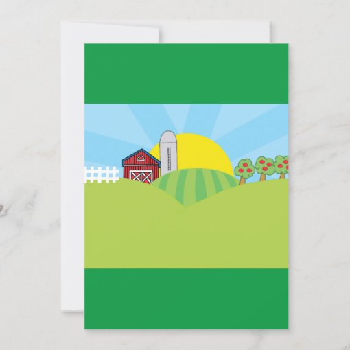 Country Farm Invitation | Zazzle