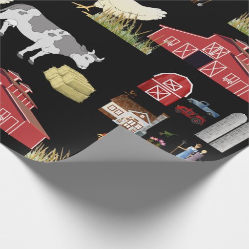 Country Farm Wrapping Paper | Zazzle