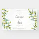 Country Garden Eucalyptus Greenery Wedding Welcome Banner | Zazzle