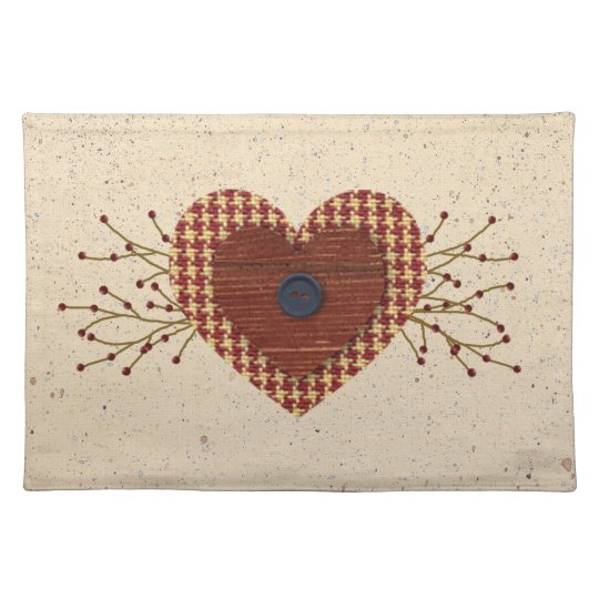 Country Heart Placemat | Zazzle.com