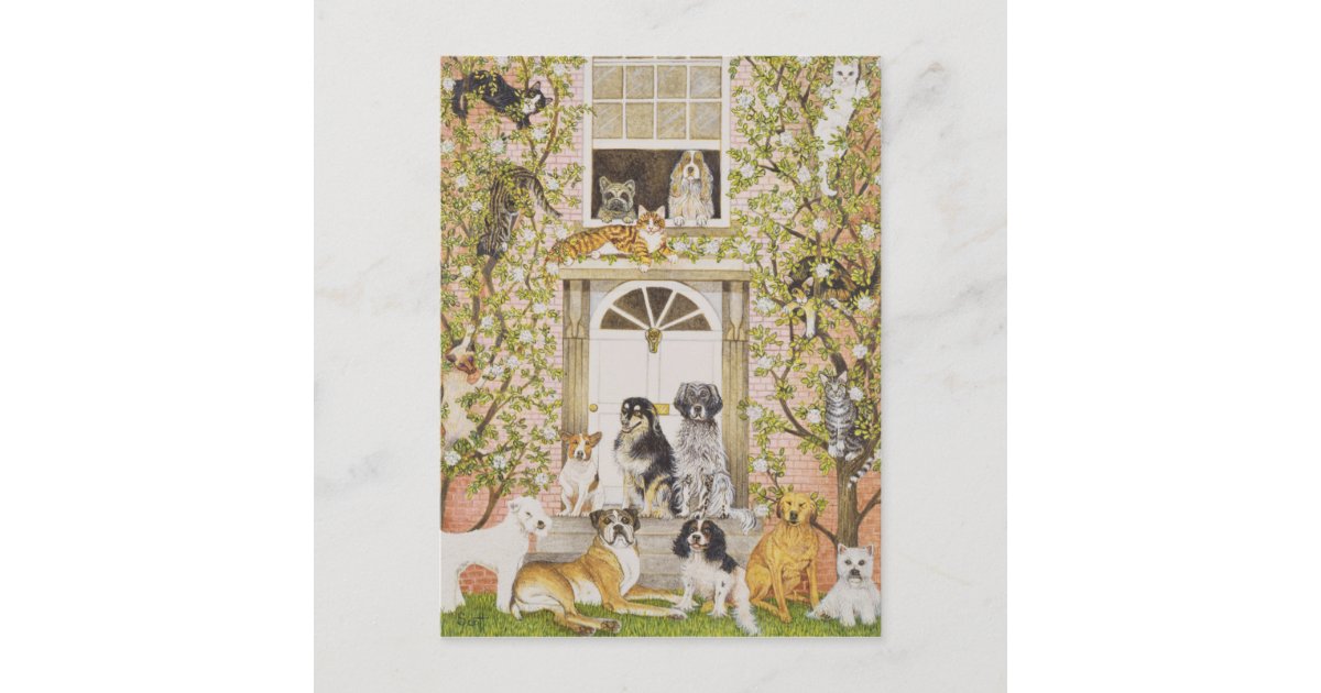 Country House Party Invitation Postcard | Zazzle
