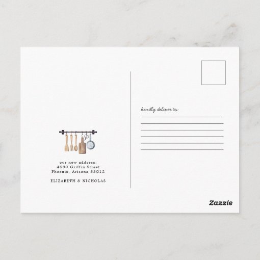 Country Kitchen | Moving Announcement Postcard | Zazzle