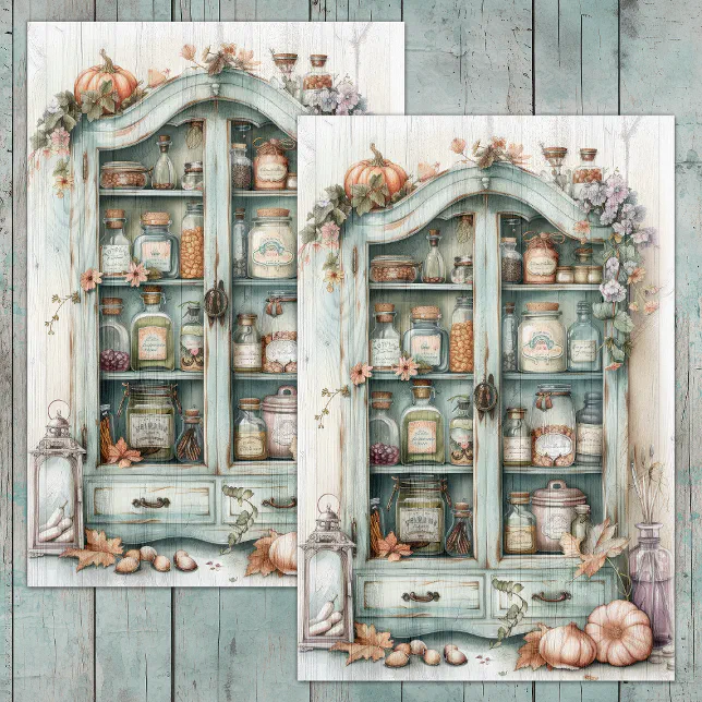 COUNTRY KITCHEN PANTRY DECOUPAGE TISSUE PAPER | Zazzle