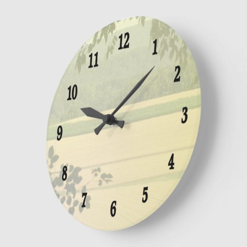 Country Land Wall Clock | Zazzle