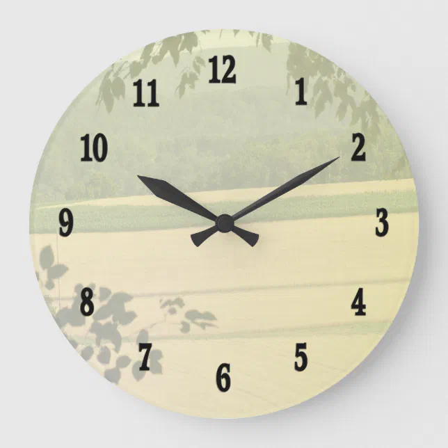 Country Land Wall Clock | Zazzle