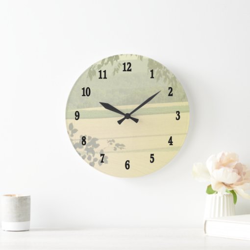 Country Land Wall Clock | Zazzle