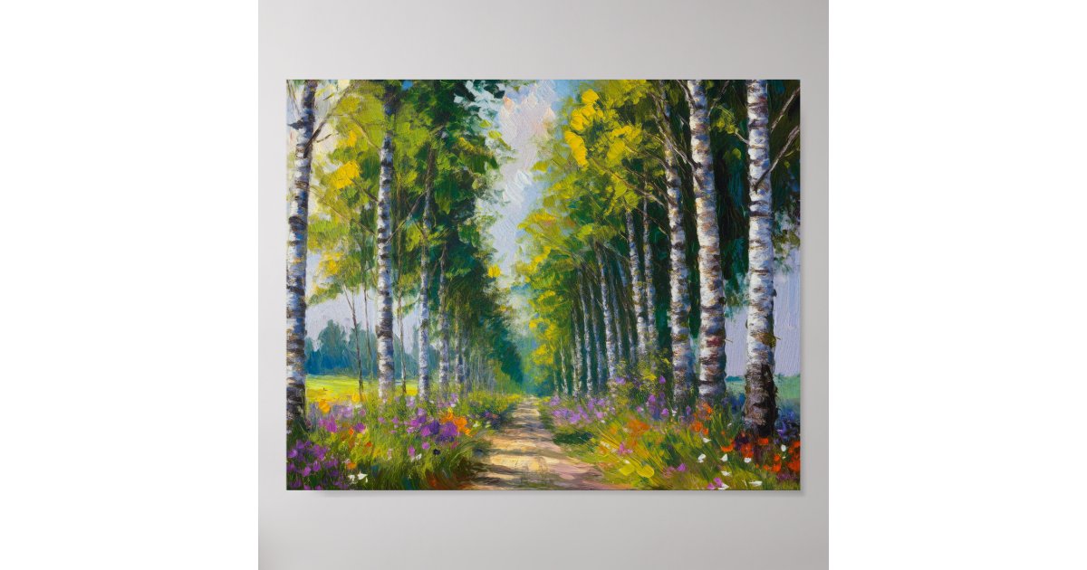 Country Lane Rustic Print | Zazzle