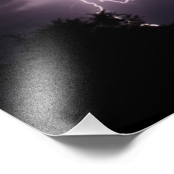 Country Lightning Storm Photo | Zazzle