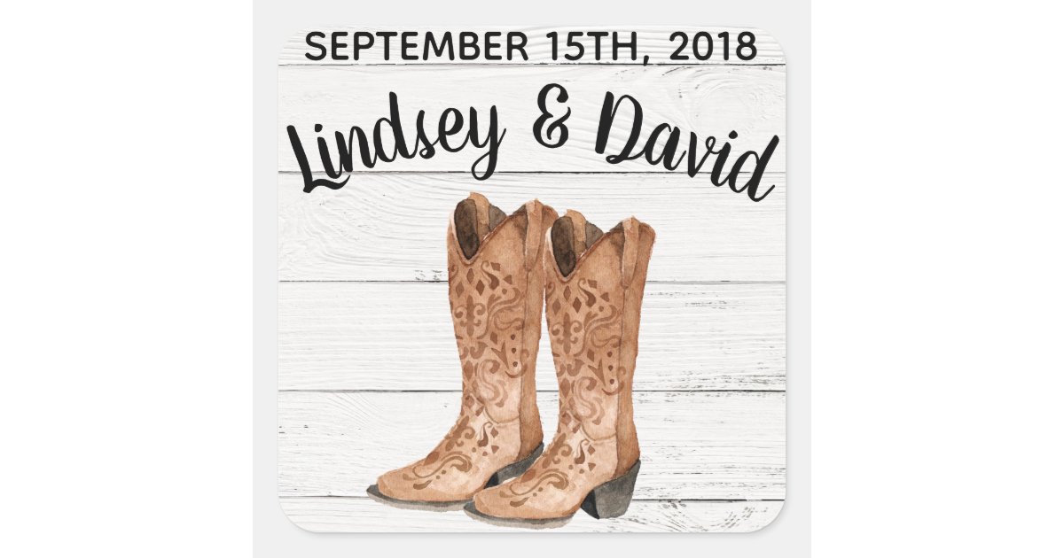 Country Love Western Rustic Stickers | Zazzle.com