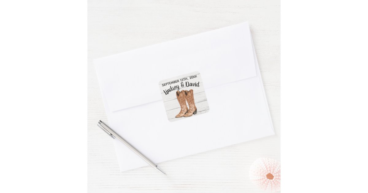 Country Love Western Rustic Stickers | Zazzle