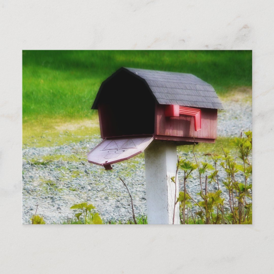 Country Mailbox - We've Moved! Announcement Postcard | Zazzle