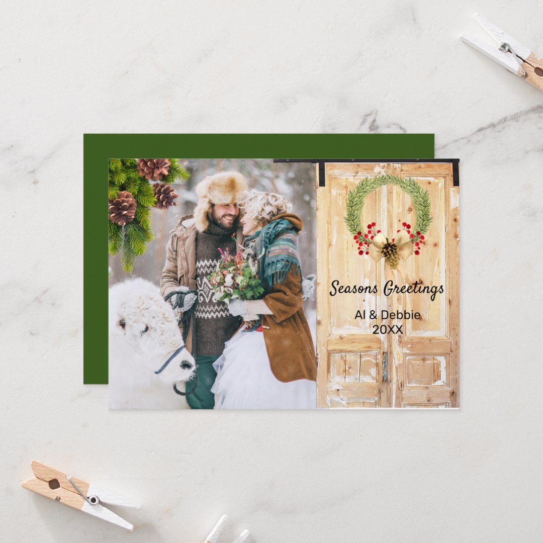 Country Photo Christmas Card | Zazzle