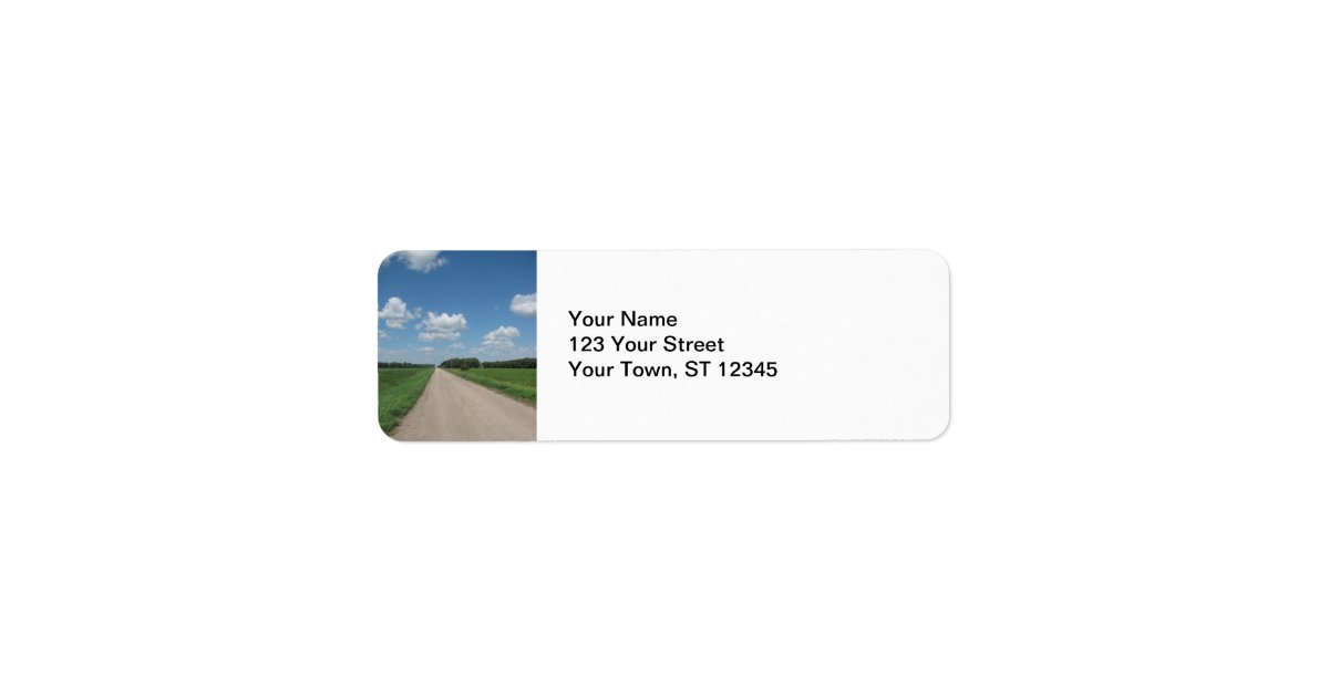 Country Road Label | Zazzle