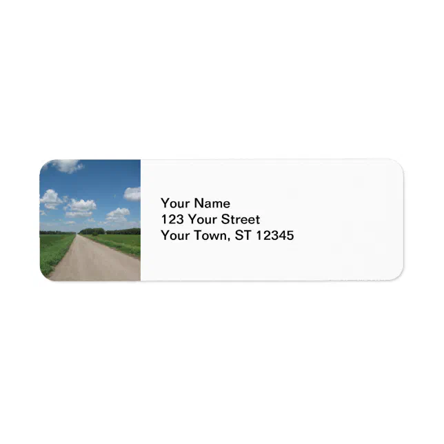Country Road Label | Zazzle