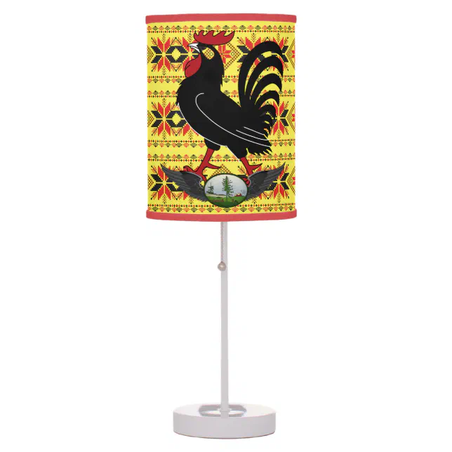 Country Rooster Table Lamp | Zazzle