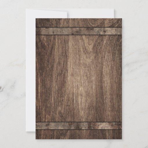 Country Rustic Barn Wood Wedding Invitation | Zazzle