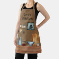 Country Rustic Farmhouse Kitchen Personalized Apron | Zazzle