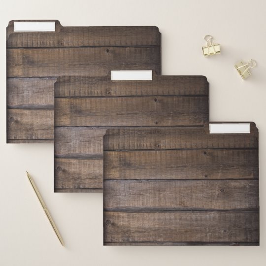 Country Rustic Wood Barn Personalised File Folder | Zazzle.com