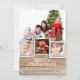 Country Rustic Wood Merry Christmas Photo Card | Zazzle