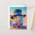 Country Squire Mouse Happy birthday Postcard | Zazzle
