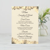 Country Style Floral Wedding Menu Selection Card | Zazzle
