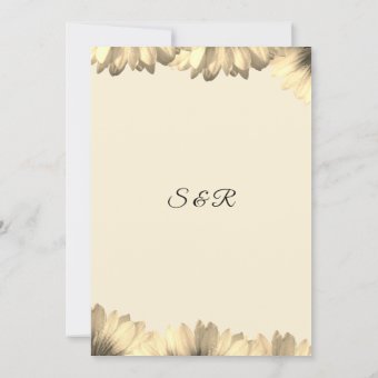 Country Style Floral Wedding Menu Selection Card | Zazzle