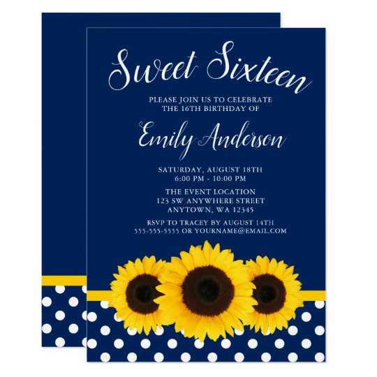 Elegant, Beautiful Blue Treble Clefs Sweet 16 Invitation | Zazzle.com
