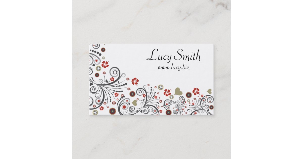 Country Swirls Business Card | Zazzle