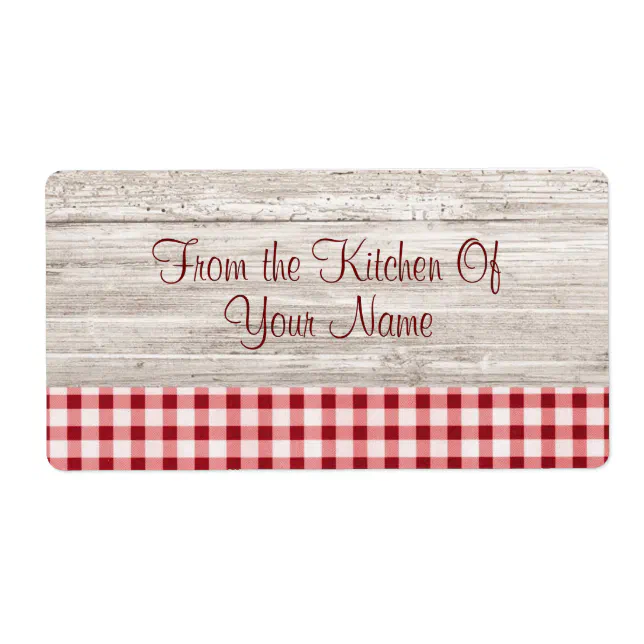 Country Table Product Label | Zazzle
