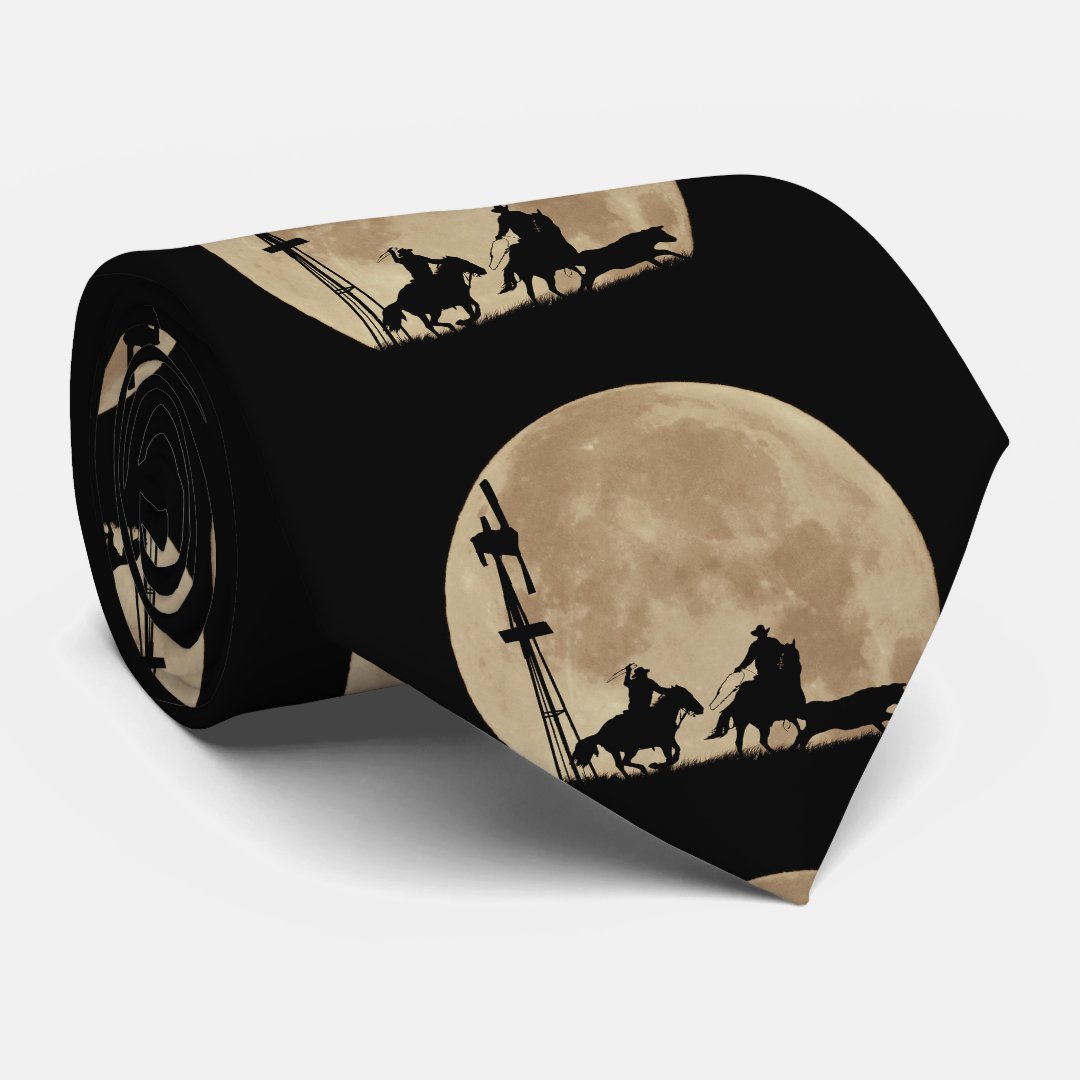 Country Western Cowboy Neck Tie | Zazzle