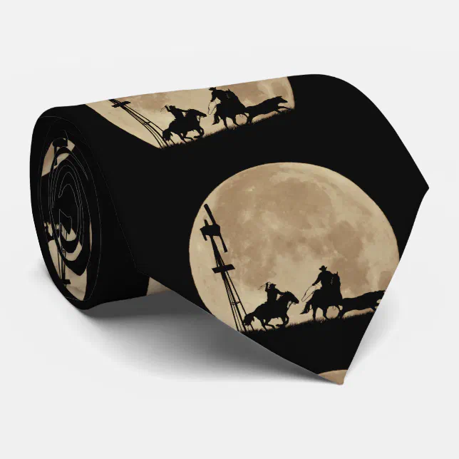 Country Western Cowboy Neck Tie | Zazzle