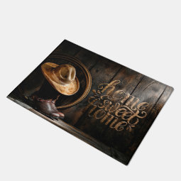 Country western Door mat | Zazzle