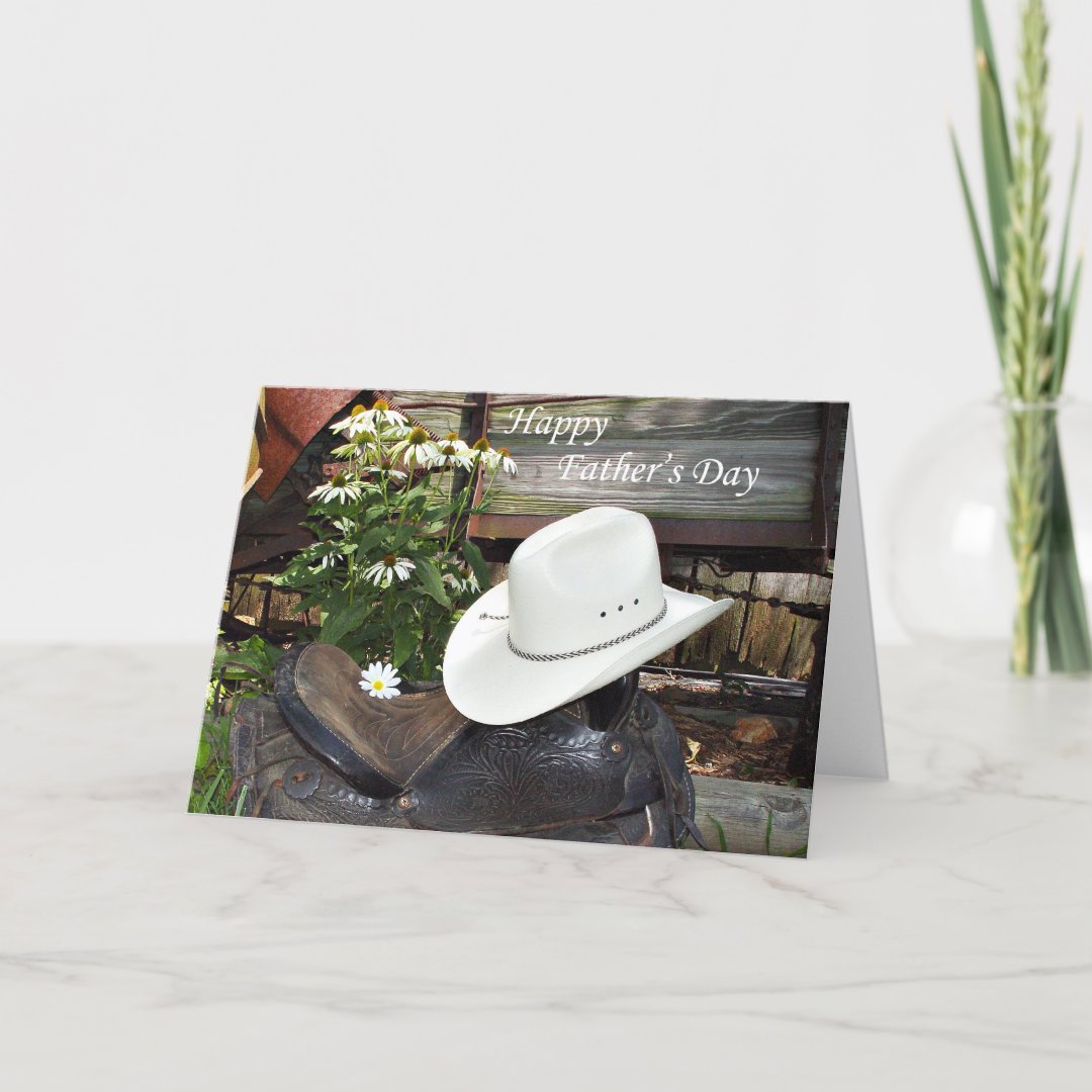 Country Western Father's Day card | Zazzle