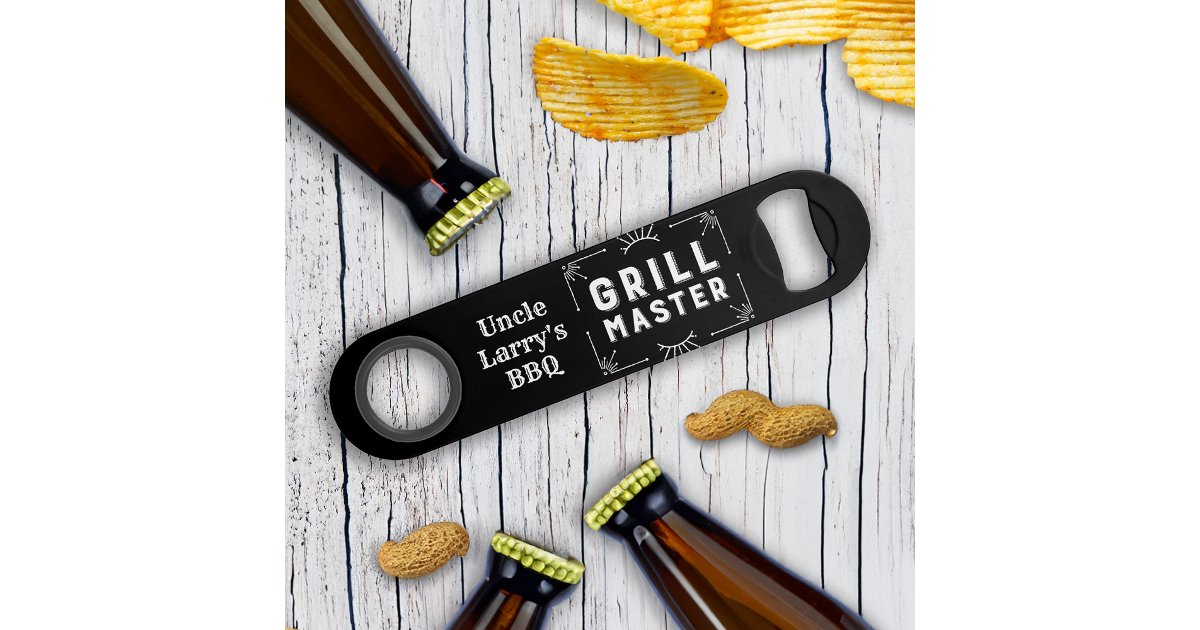 Country Western Grillmaster BBQ Chef Bar Key | Zazzle