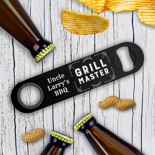Country Western Grillmaster BBQ Chef Bar Key | Zazzle
