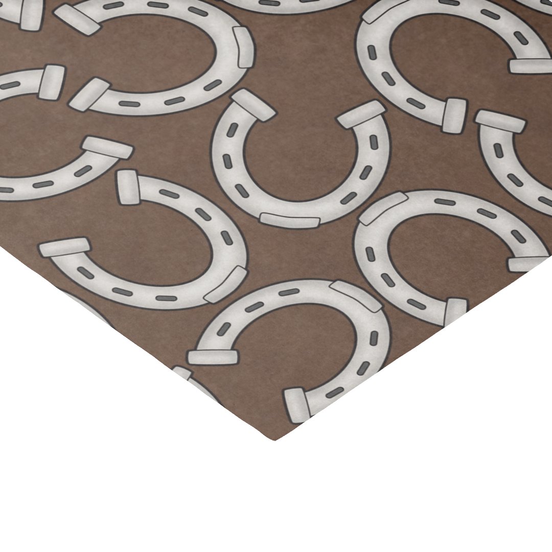 Country Western Horse shoe pattern tissue paper | Zazzle