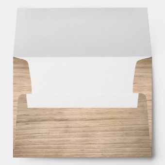 Country Wooden Rustic Envelope | Zazzle