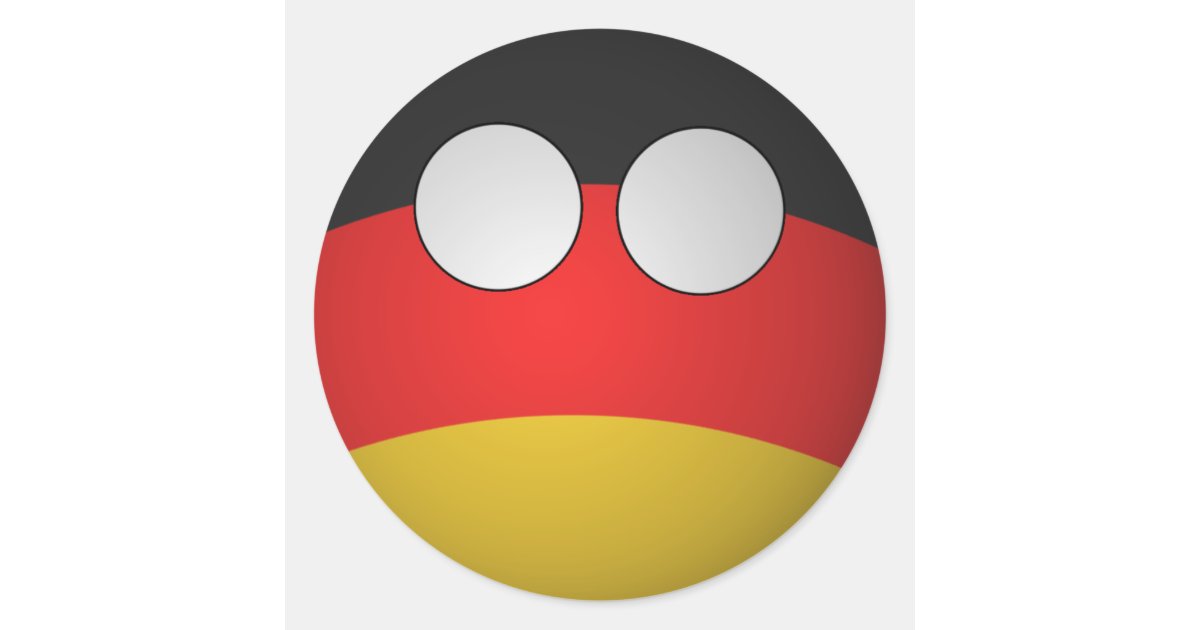 CountryBall Germany Sticker | Zazzle