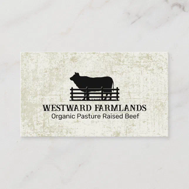 Countryside Livestock Logo | Farmland Business Card | Zazzle