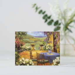 Countryside Terrace Postcard | Zazzle