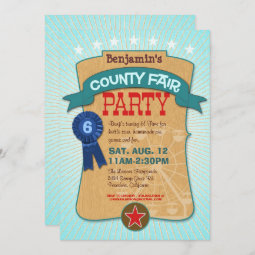 County Fair Party Invitation | Zazzle