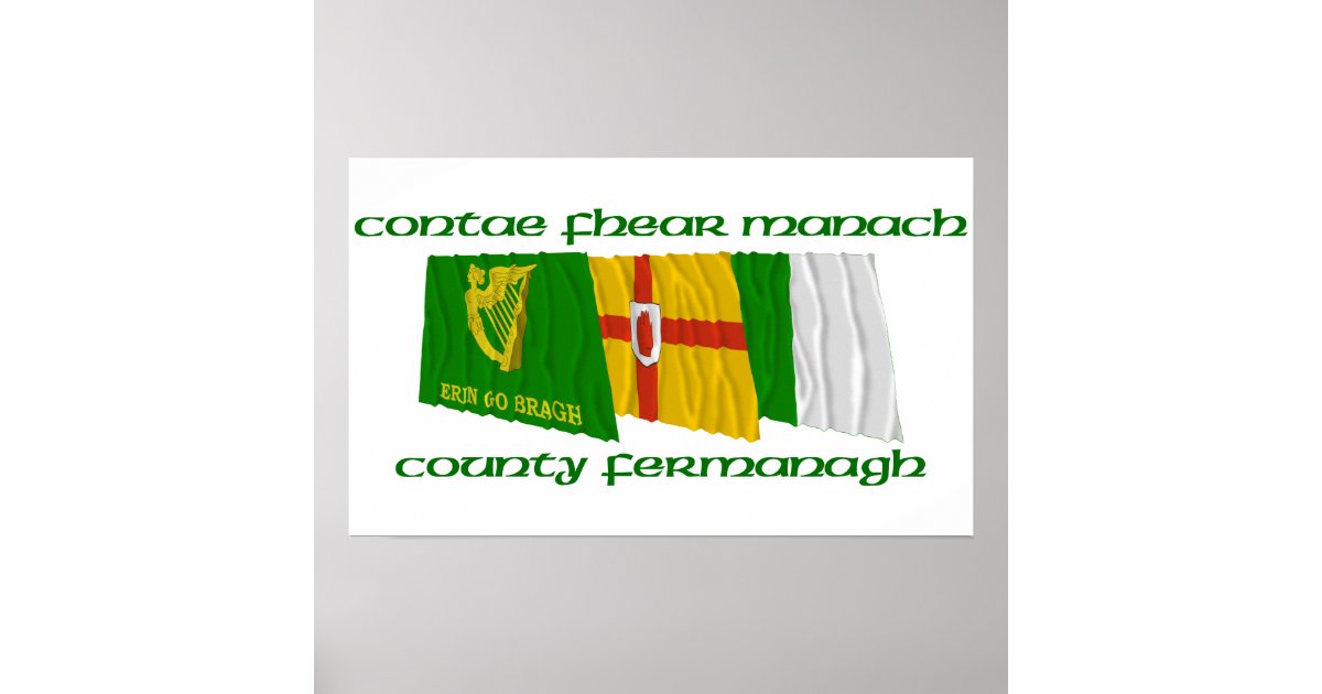 County Fermanagh Flags Poster | Zazzle