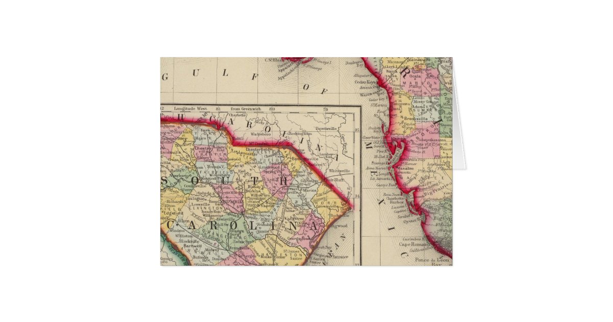 County Map Of Florida | Zazzle